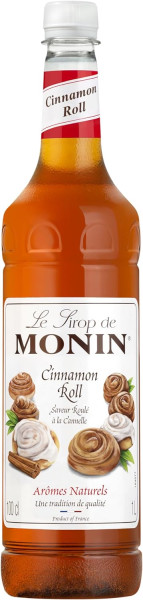 Monin Cinnamon Roll Syrup - 1 Litre - From Monin Syrups & PureGusto UK