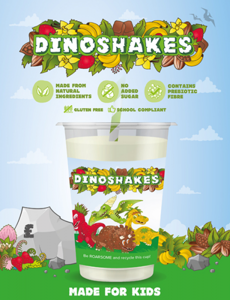 Dino Shake Milkshakes Mixes For Kids, Healthy Vegan Milkshake Options