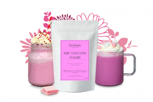 PureGusto Ruby Hot Chocolate Powder - Costa Style Ruby Chocolate Drink ...