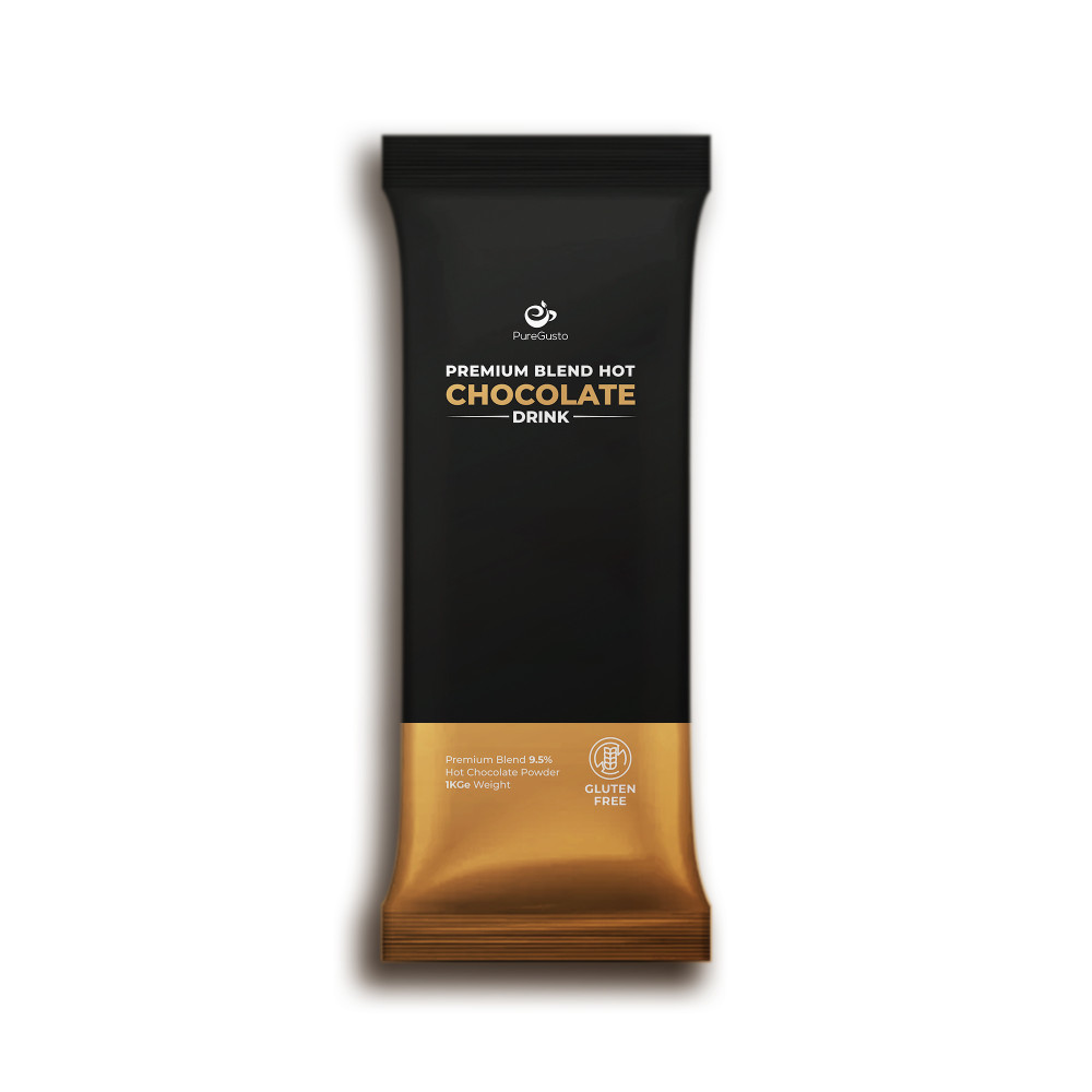 Hot Chocolate Powder - PureGusto Premium Blend Hot Chocolate - Instant ...